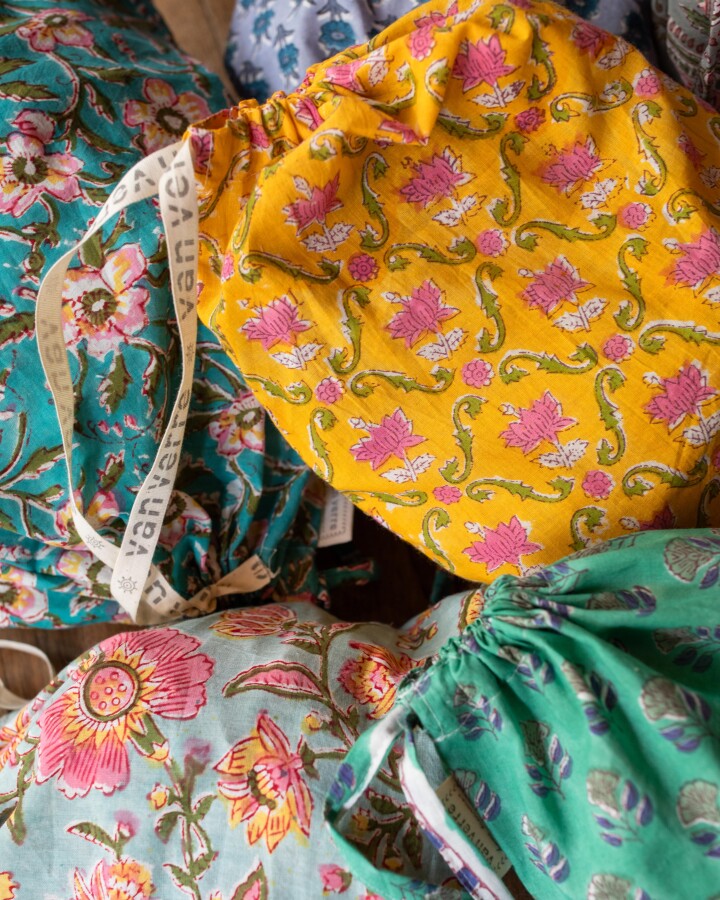 Diwali blockprint bags | VAN VERRE
